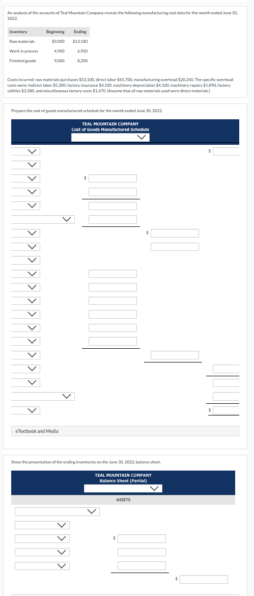 Solved Find the answer to each blank space. | Chegg.com