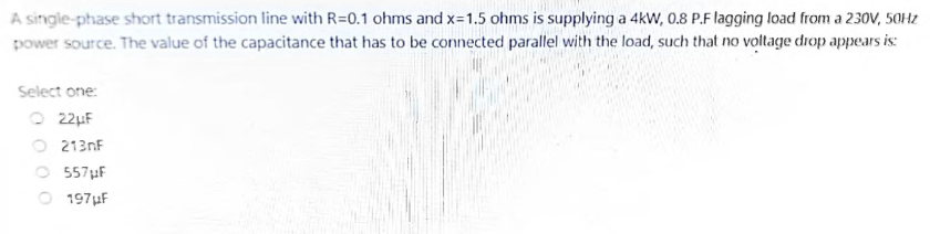 Solved For the short power line with resistance R and | Chegg.com