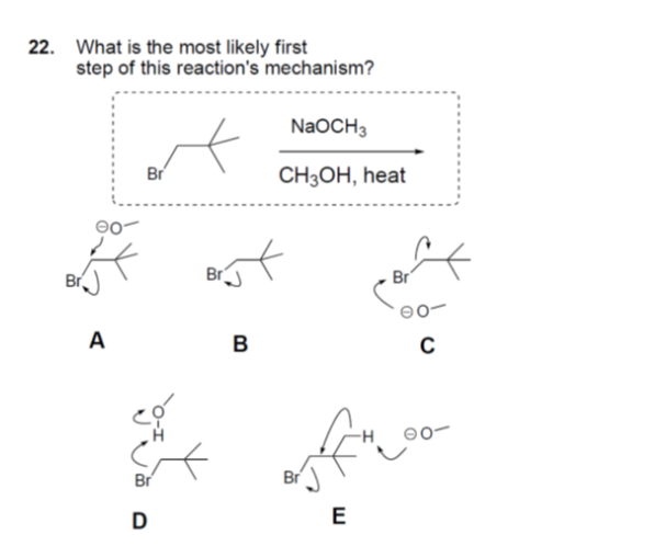 Solved 22. What is the most likely first step of this | Chegg.com