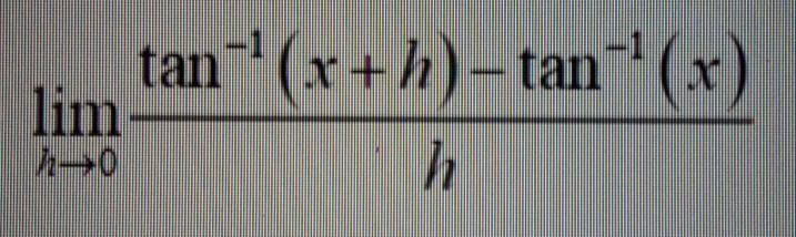 Solved tan-(x+h)-tan-(x) | Chegg.com