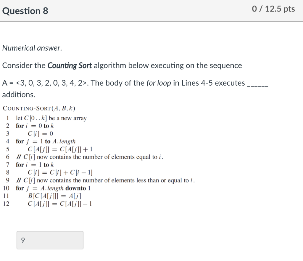 Solved Question 1 0 / 12.5 pts Numerical answer. Consider | Chegg.com