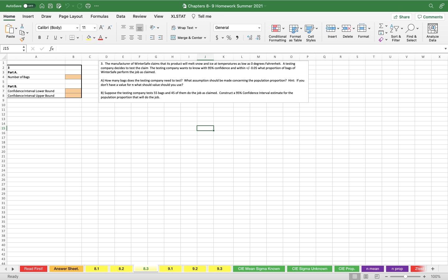 Solved AutoSave OFF @ E. Chapters 8-9 Homework Summer 2021 | Chegg.com