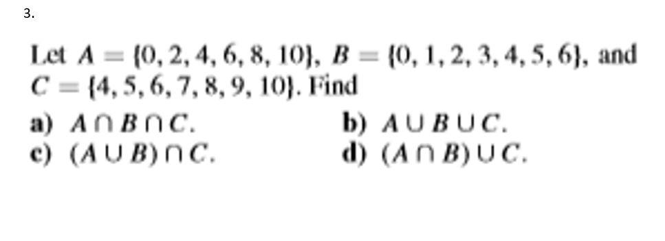 Let A={0,2,4,6,8,10},B={0,1,2,3,4,5,6}, | Chegg.com