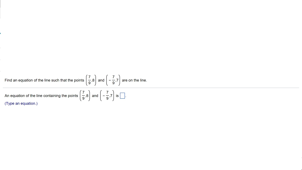 Solved 1 Find The Slope And The Y intercept Of The Line Chegg