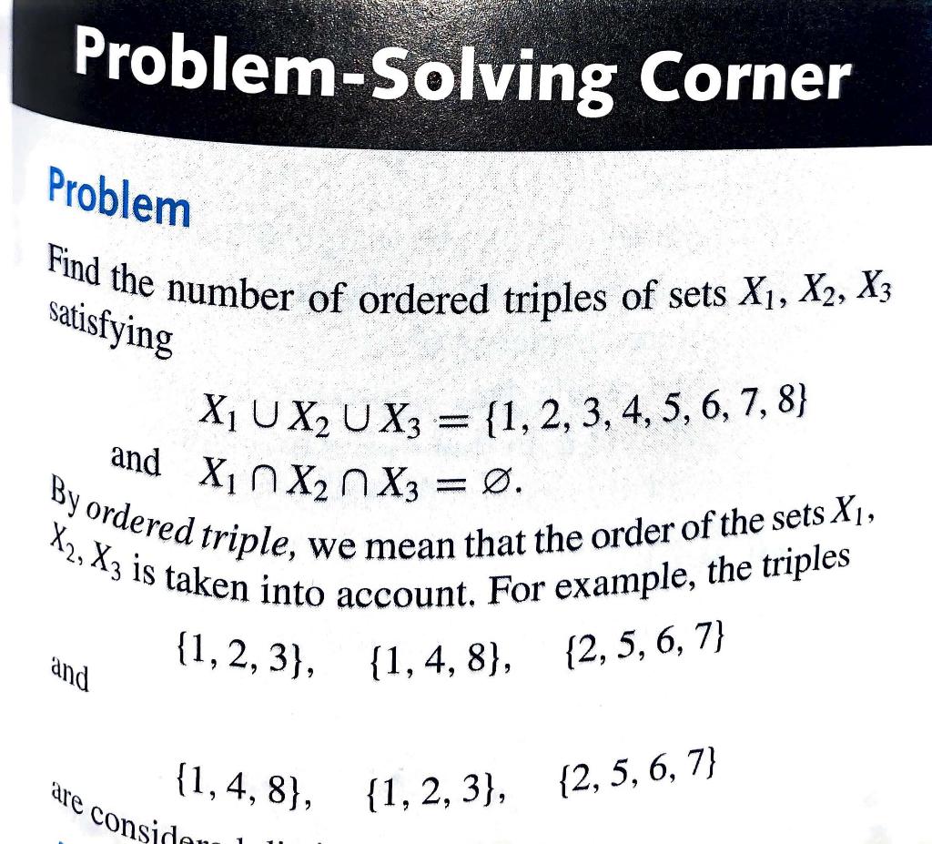 Solved Problem Solving Corner Problem Find the number of | Chegg.com