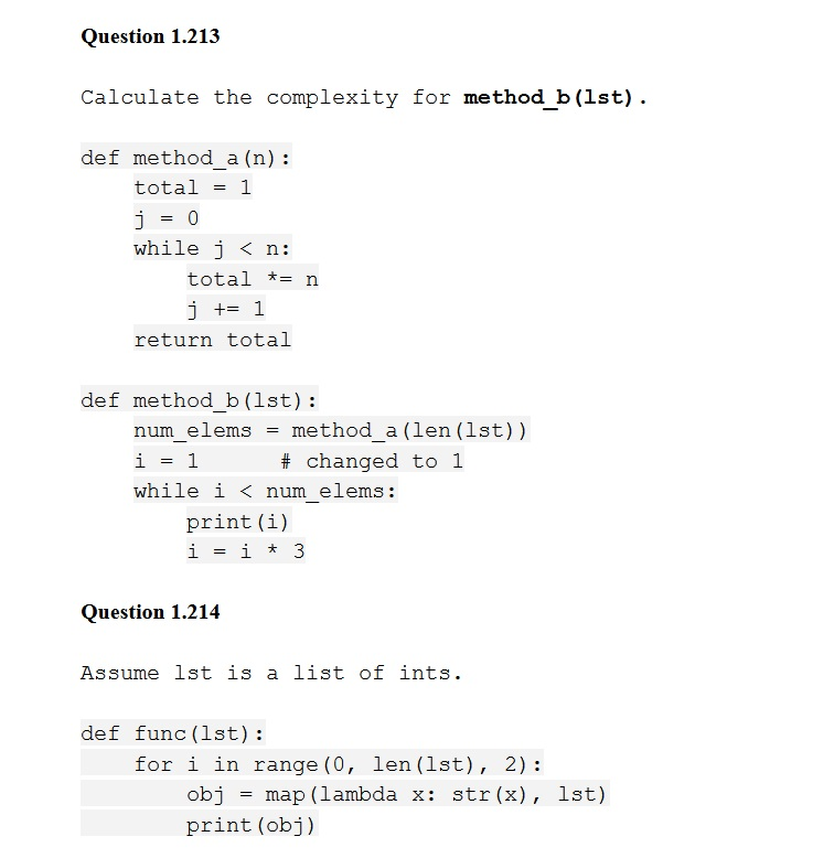 Solved Kinds of Growth Here are some common orders of | Chegg.com