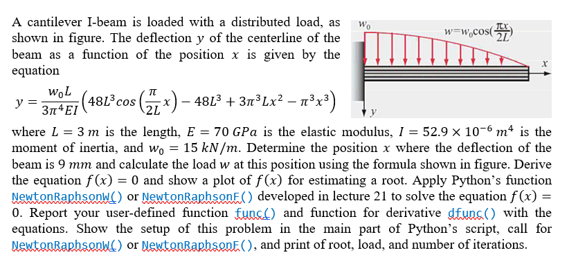 Solved NewtonRaphsonF() function to be applied from: # | Chegg.com