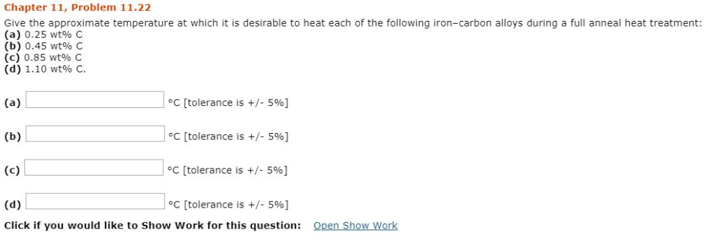 Solved Chapter 11, Problem 11.22 Give the approximate | Chegg.com
