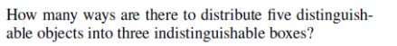Solved How many ways are there to distribute five | Chegg.com