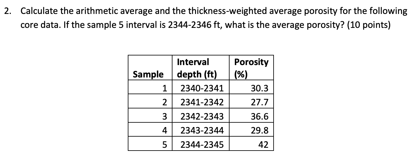 Solved 2. Calculate the arithmetic average and the | Chegg.com