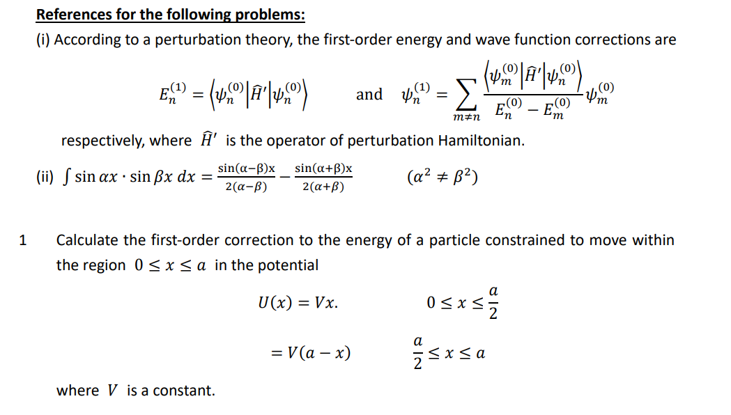 Solved References For The Following Problems I According
