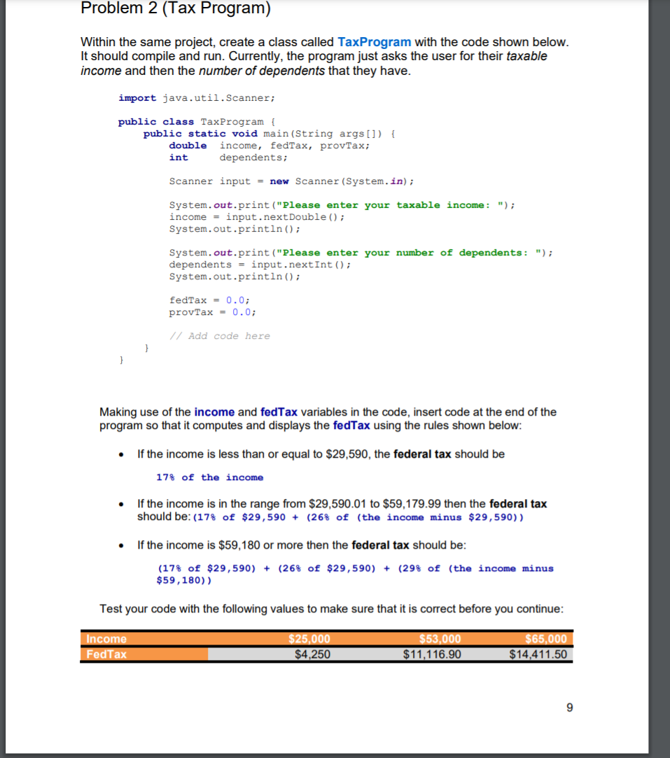 Solved Insert code at the end of the program so that it | Chegg.com