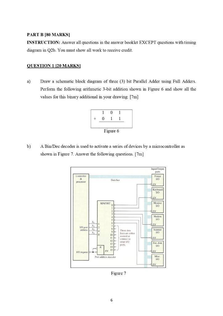 Solved QUESTION 1 [20 MARKS] a) Draw a schematic block | Chegg.com