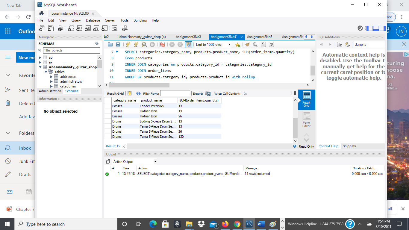 Solved Write A Select Statement That Answers This Question 8103
