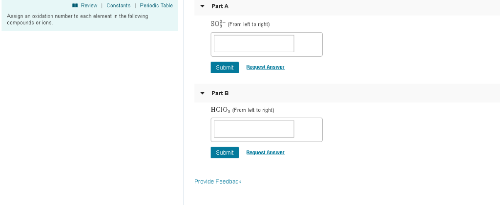 Solved Review l Constants Periodic Table Part A Assign an | Chegg.com Solved Review l Constants Periodic Table Part A Assign an | Chegg.com