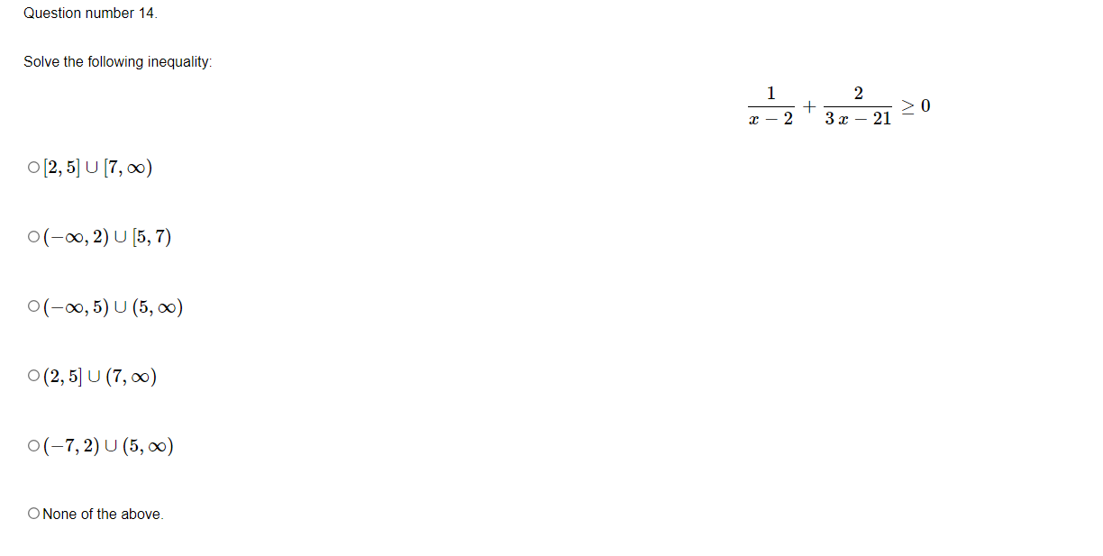 Solved Question number 14.Solve the following | Chegg.com