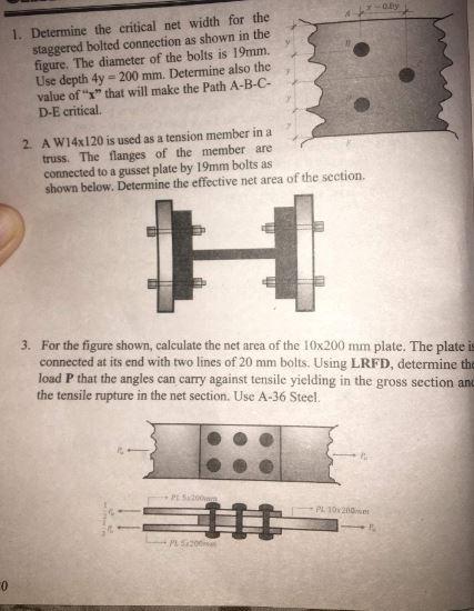Solved Oy 1. Determine the critical net width for the | Chegg.com