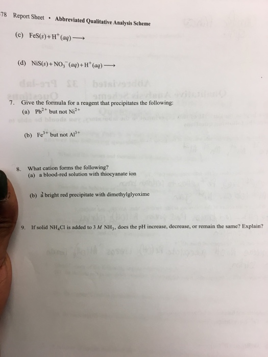solved-abbreviated-qualitative-analysis-scheme-x-fes-s-chegg