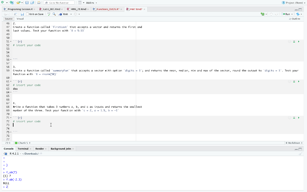 Solved IN R PLEASE | Chegg.com