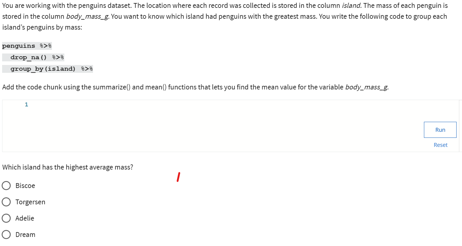 Solved You Are Working With The Penguins Dataset The 