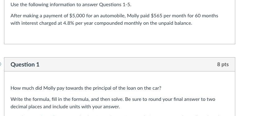 Solved Use the following information to answer Questions | Chegg.com