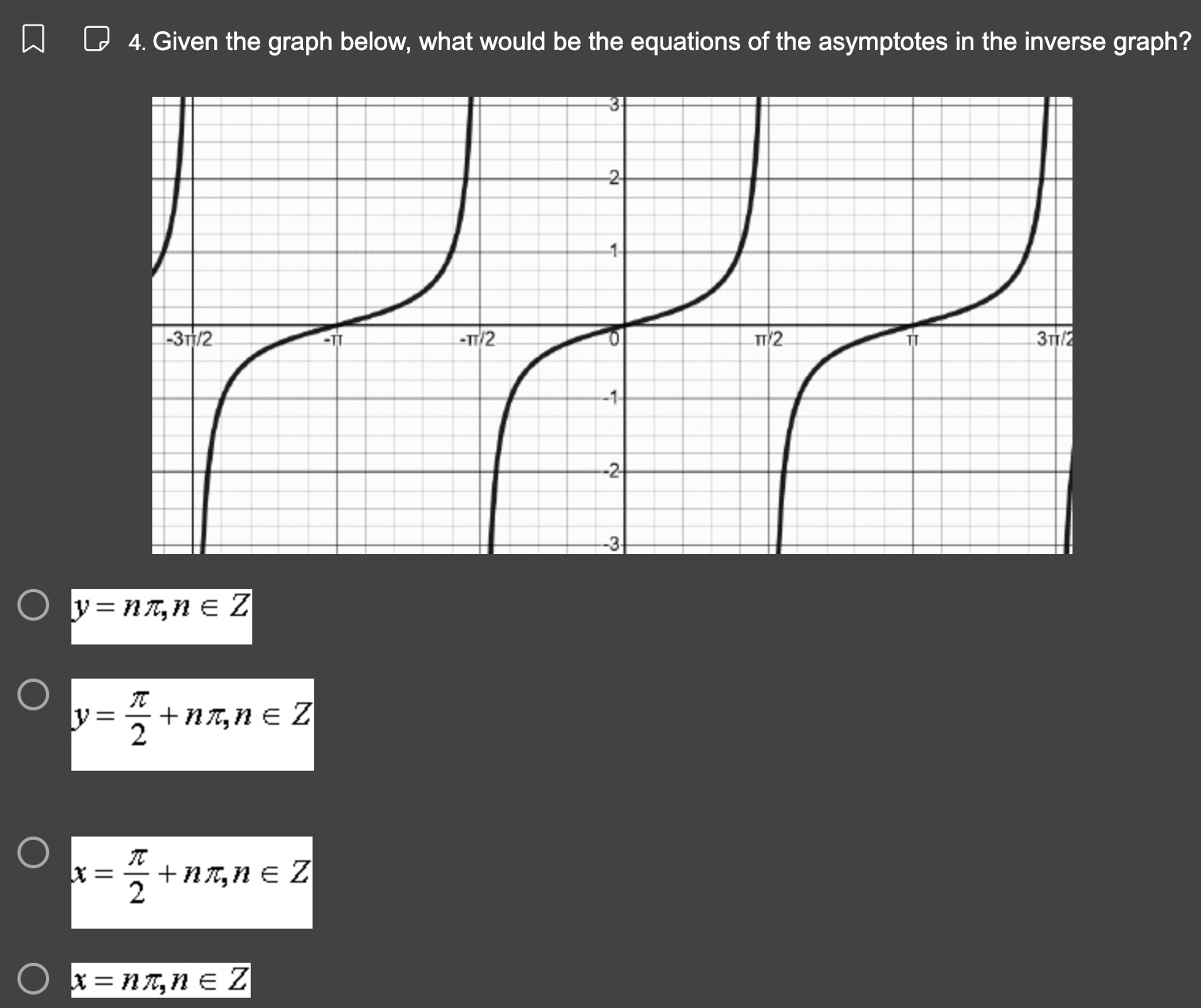 Solved Given the graph below, what would be the equations of | Chegg.com