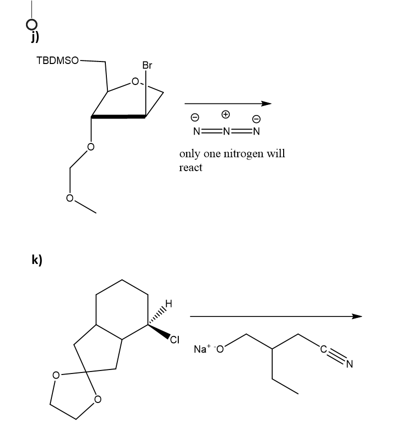 Solved TBDMSO Br NE EN only one nitrogen will react k) | Chegg.com