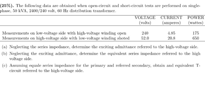 Solved (25% . The following data are obtained when | Chegg.com