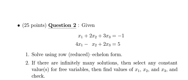 Solved 25 points question 2 Given