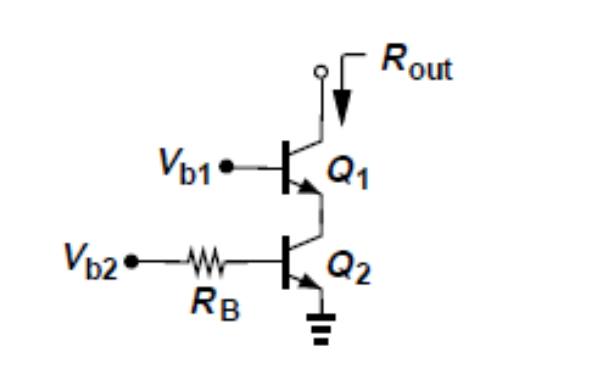 Solved Determine the output impedance of the following | Chegg.com