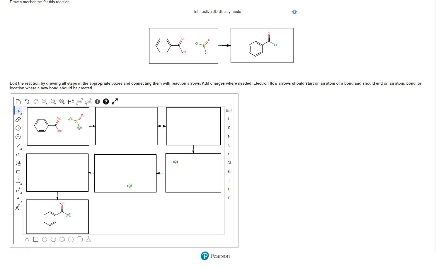 Solved Draw a mechanism for this reaction. Interactive 3D | Chegg.com