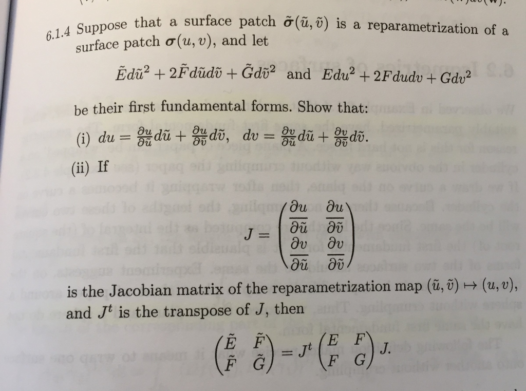 Solved ose that a surface patch σ(u,v) is a | Chegg.com