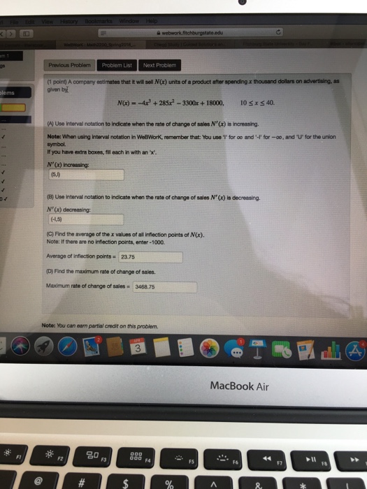 Solved Problem Lst Next Problem (1 point) A company | Chegg.com