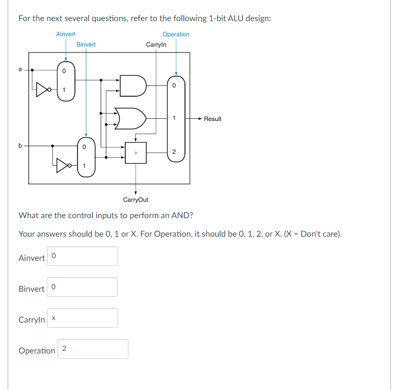 Solved For the next several questions, refer to the | Chegg.com