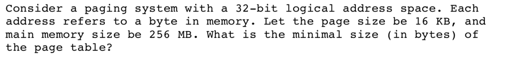 Solved Consider a paging system with a 32-bit logical | Chegg.com
