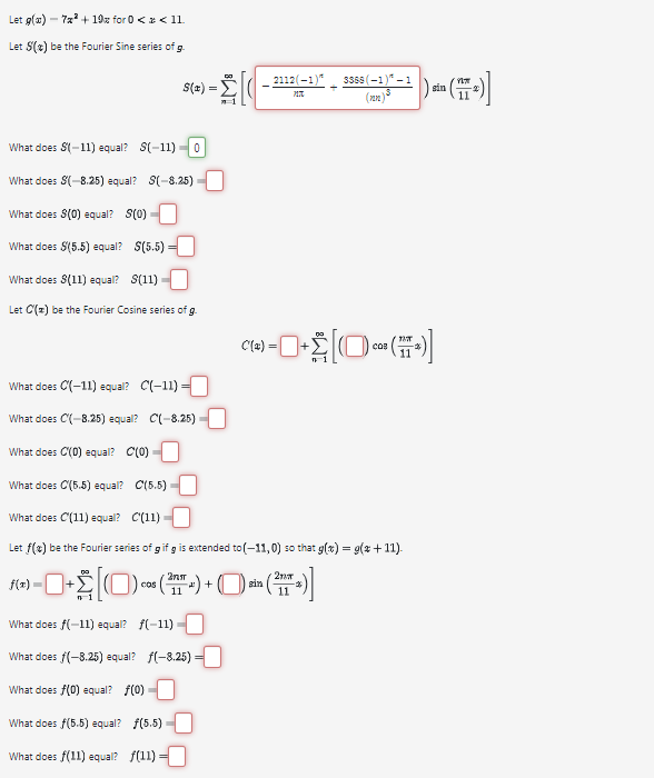 Solved Let g(x)−7x2+19x for 0 | Chegg.com