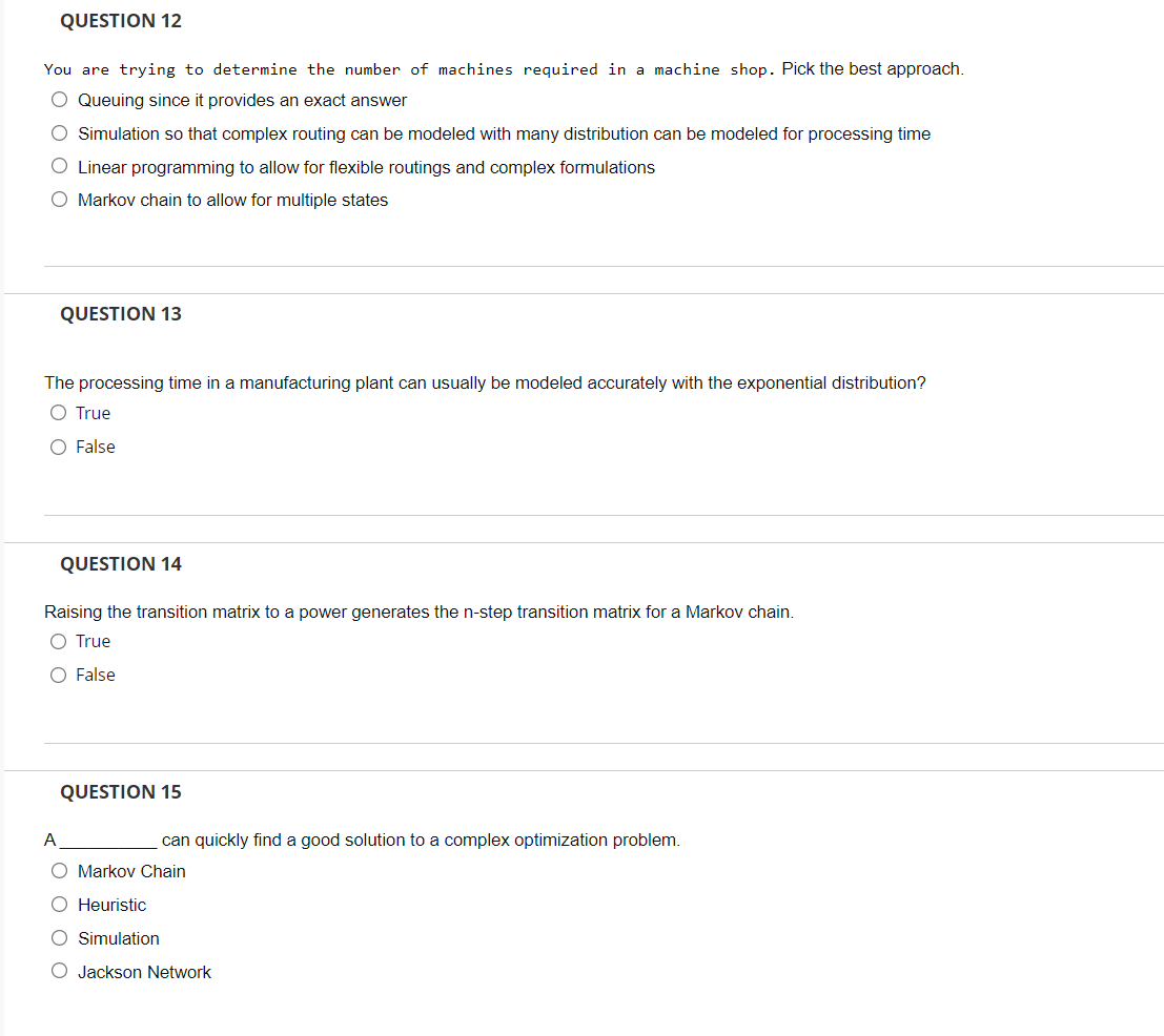 Solved QUESTION 12 You are trying to determine the number of | Chegg.com