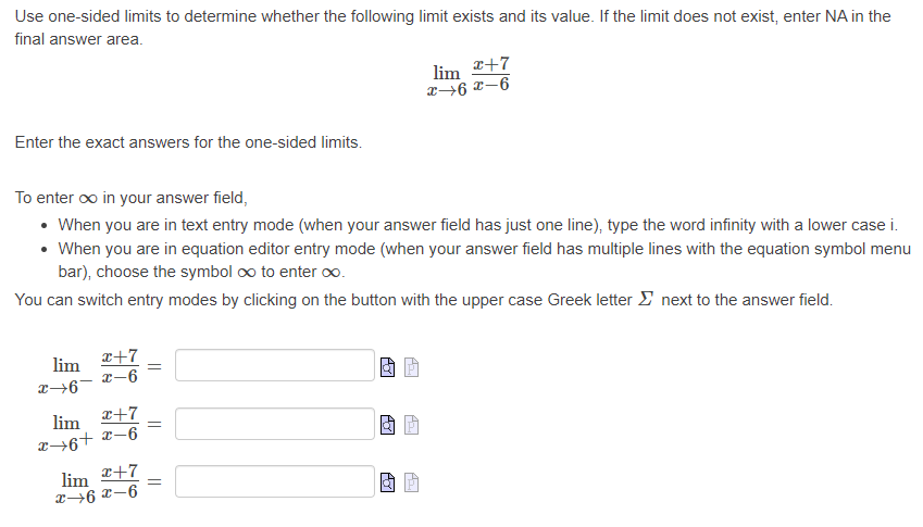 Solved Use one-sided limits to determine whether the | Chegg.com