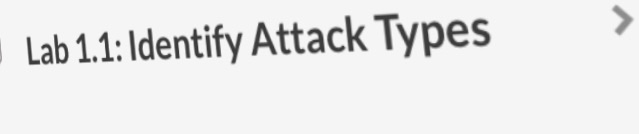 Solved Lab 1.1: Identify Attack Types | Chegg.com