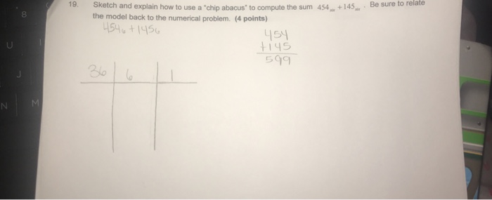 Solved 19. solve in base SIX using CHIP ABACUS | Chegg.com