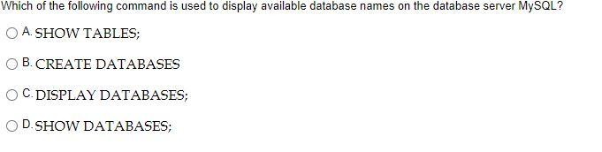 Solved Consider the following database. CREATE TABLE | Chegg.com