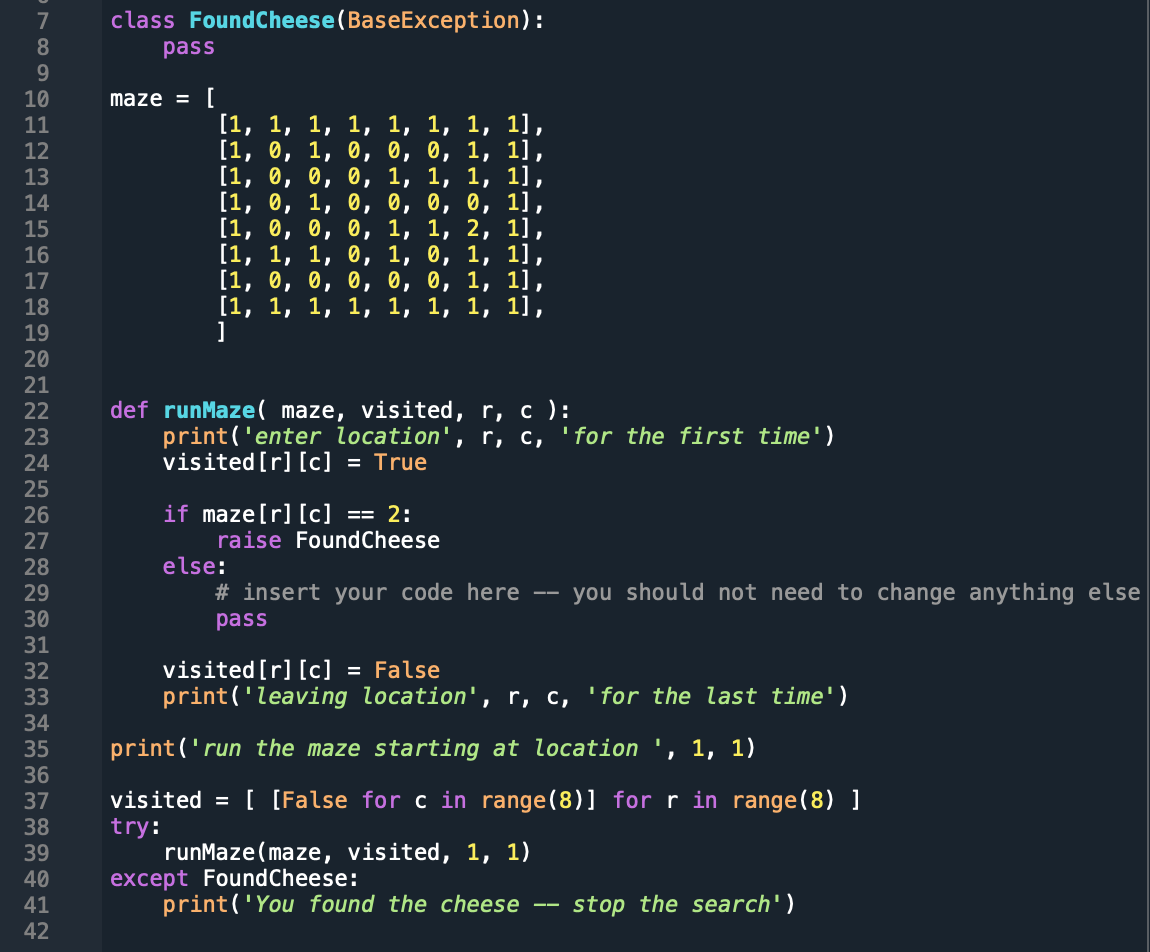 Solved Exercise 3: Complete the code provided in | Chegg.com