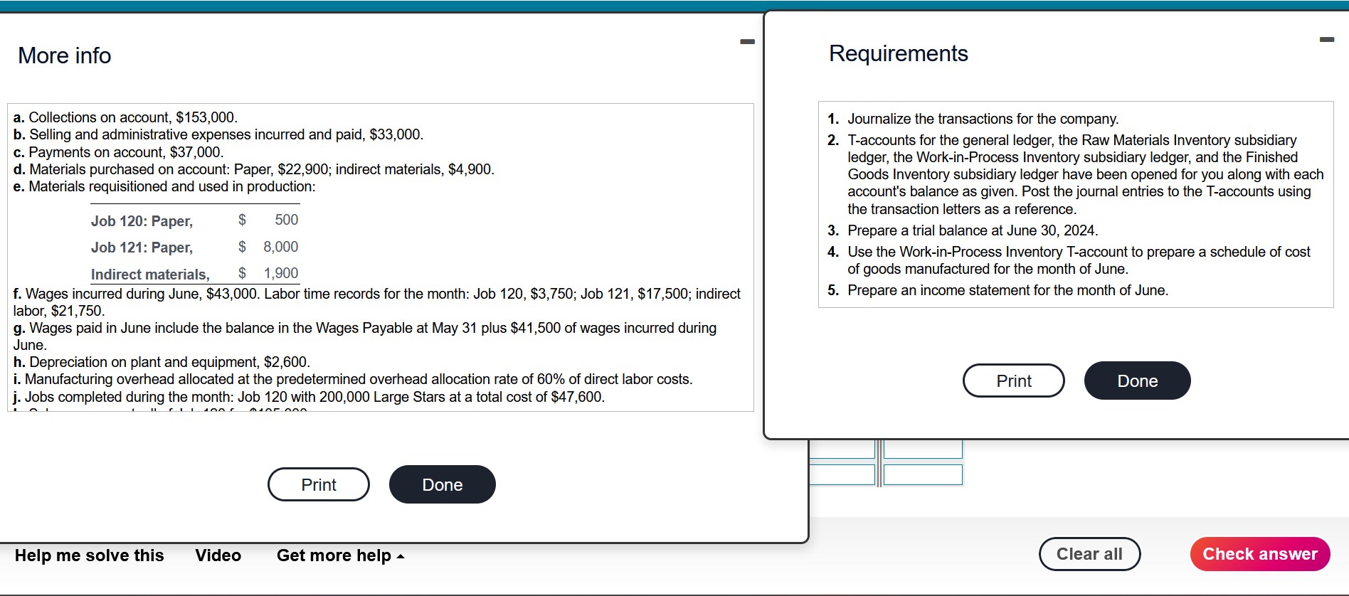 Data table More info - Raw Materials Inventory | Chegg.com