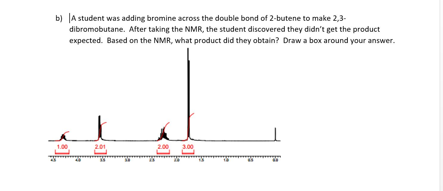 Solved 1. a) Compound C3H12 gives the following 'H-NMR. Draw | Chegg.com