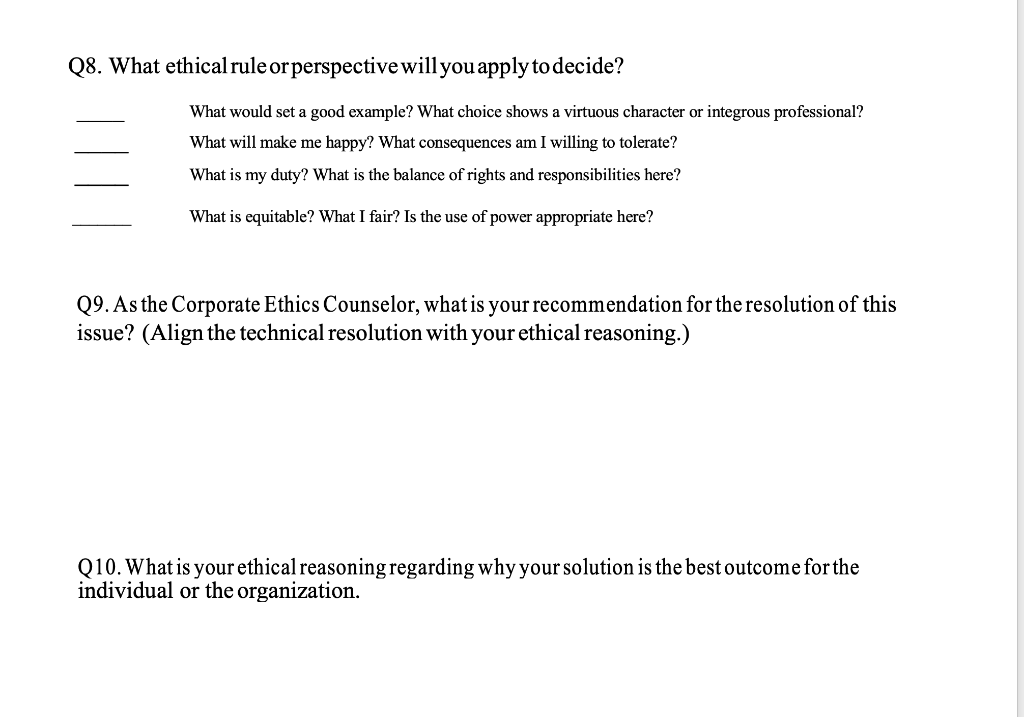 Solved Moving to Action: The Baird Method THE CASE OF THE | Chegg.com