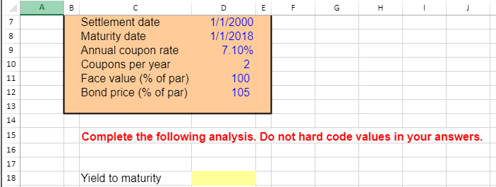 Solved ANSWER MUST BE IN EXCEL FORMAT - EXAMPLE - | Chegg.com