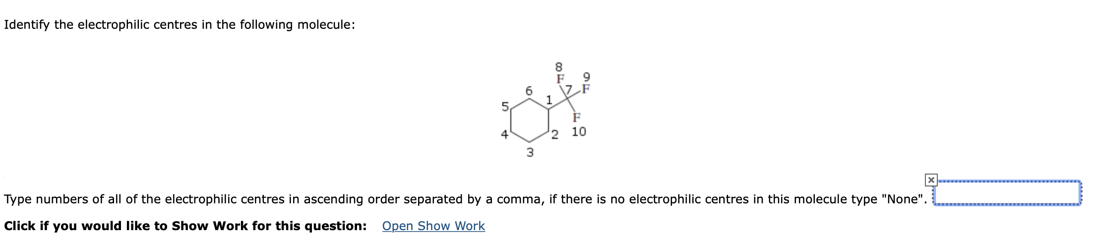 Solved Identify the electrophilic centres in the following | Chegg.com