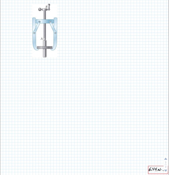 Solved In the gear-pulling assembly shown, the | Chegg.com