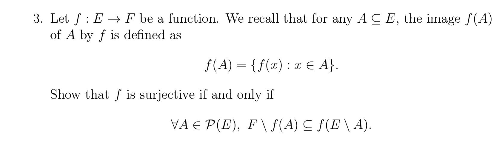 Solved 8. Determine all functions f:N + N that are injective | Chegg.com