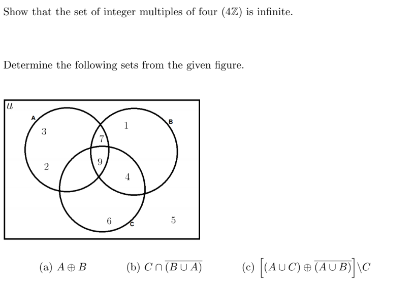 Solved Show that the set of integer multiples of four (4Z) | Chegg.com